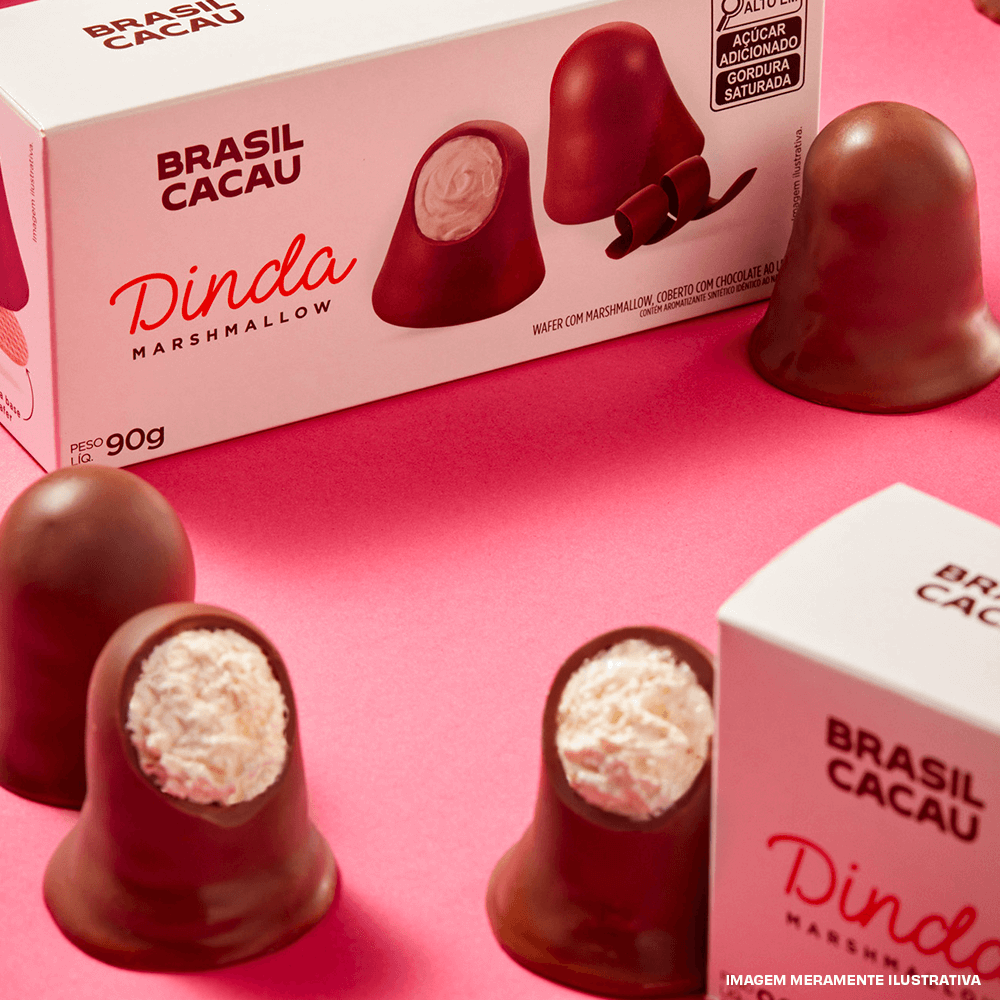 Dinda Sabor Tradicional 90g - Brasil Cacau