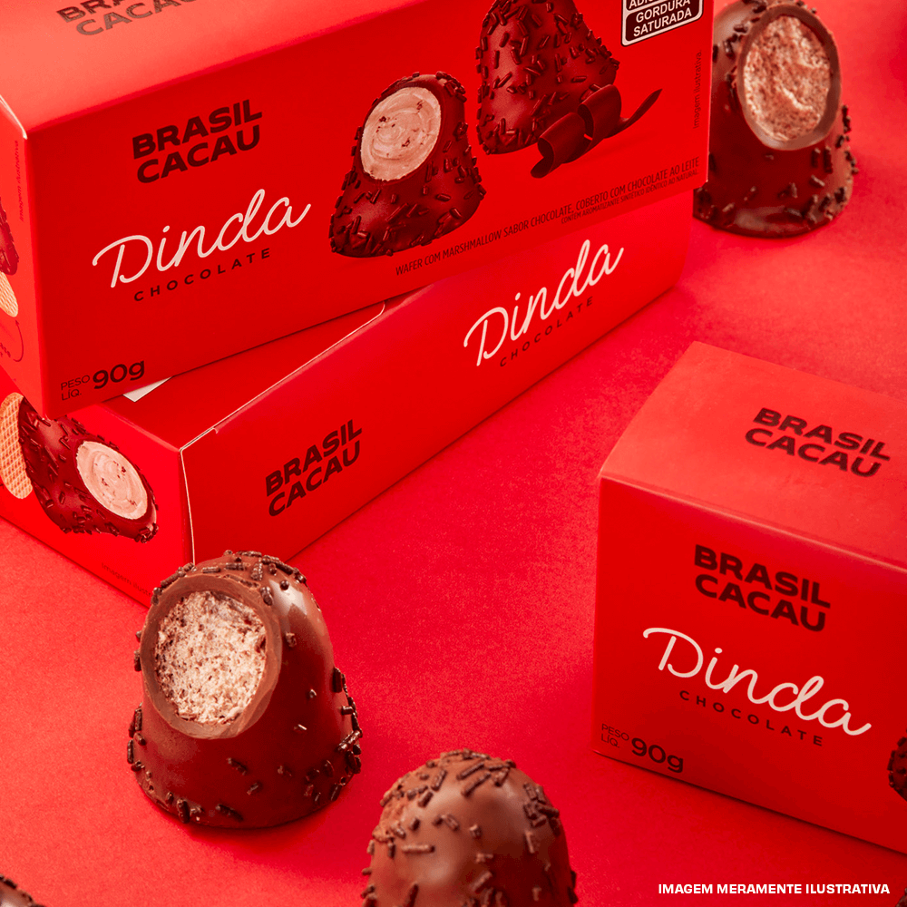 Dinda Chocolate 90g - Brasil Cacau